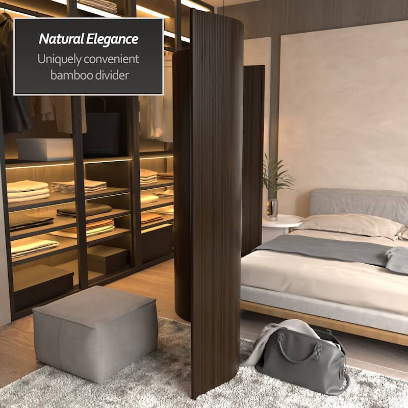 Handmade Bamboo Wave 6-foot Screen (China) - On Sale - Overstock - 7647733