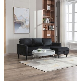 Modern L- shape Sectional Sofa and Reversible Sectional Sleeper ...