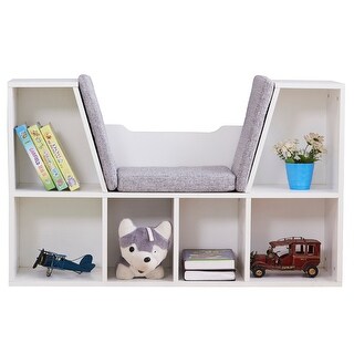 Multi-Purpose Seat Bookcase Storage Shelf - Bed Bath & Beyond - 33599705