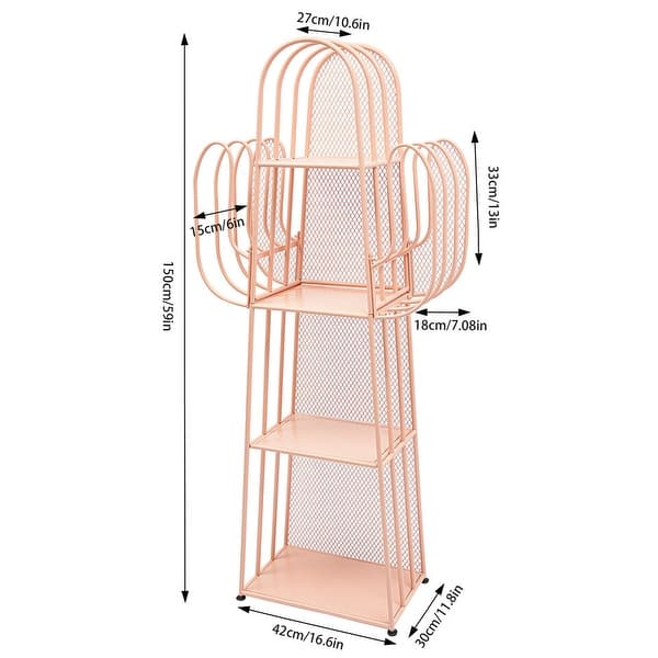 4-Tier Industrial Bookshelf with Rustic Iron Frame - Bed Bath & Beyond ...