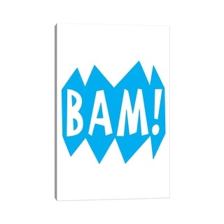 iCanvas "BAM In Blue" by Pixy Paper Canvas Print - Bed Bath & Beyond ...