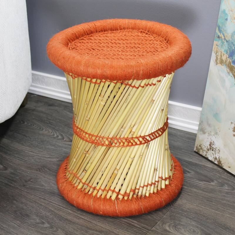 Natural Geo Moray Handwoven Jute Accent Stool (Set of 2) - Overstock ...