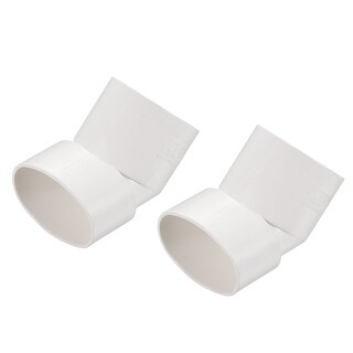 2Pcs PVC Water Pipe Reducing Elbow Fitting 58x50mm ID Tube Reducer ...
