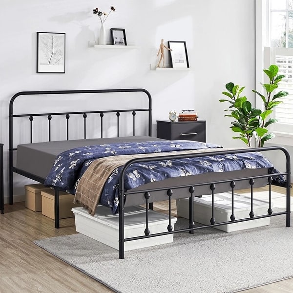 black victorian bed frames