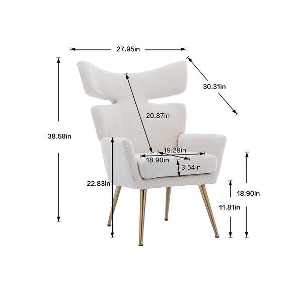 Livingroom Velvet Rocking Chair Ergonomic Fish Tail Lounge Chairs - Bed ...