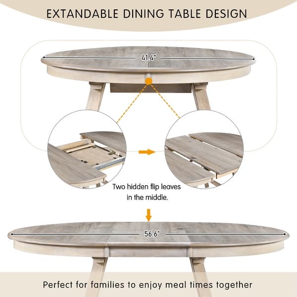 semi circle extendable table