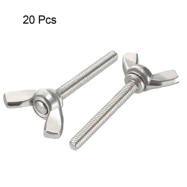Wingbolt Butterfly Wing Thumb Hand Screws Bolts M4x30mm 0.7mm Pitch ...