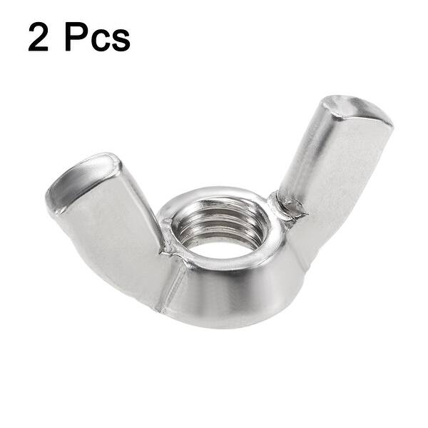 1/2"-13 Wing Nuts 304 Stainless Steel Shutters Butterfly Nut 2pcs ...