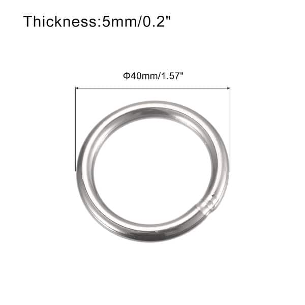 Stainless Steel O Rings, Multi-Purpose Metal Welded O-rings Round Ring ...