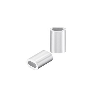 M1.5 Aluminum Oval Sleeve 1.7mm(1/16 inches) Steel Wire Rope Ferrules ...