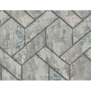 Seabrook Designs Verallo Patina Tiles Unpasted Wallpaper - Bed Bath ...