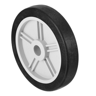 6.3" Universal Air Compressor Wheel with 0.8" Dia. Hole - Black, White ...