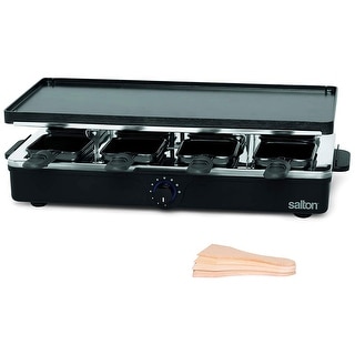 Salton PG1645 Indoor Raclette Electric Non Stick Party Griddle Grill ...
