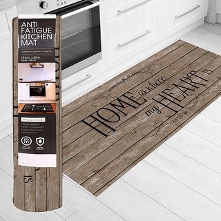 20" X 55" Anti-Fatigue Kitchen Runner Mat (Home Heartwood) - 20" x 55 ...