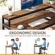 Tribesigns 55/53 inch Reversible L Shaped Computer Desk with Storage ...