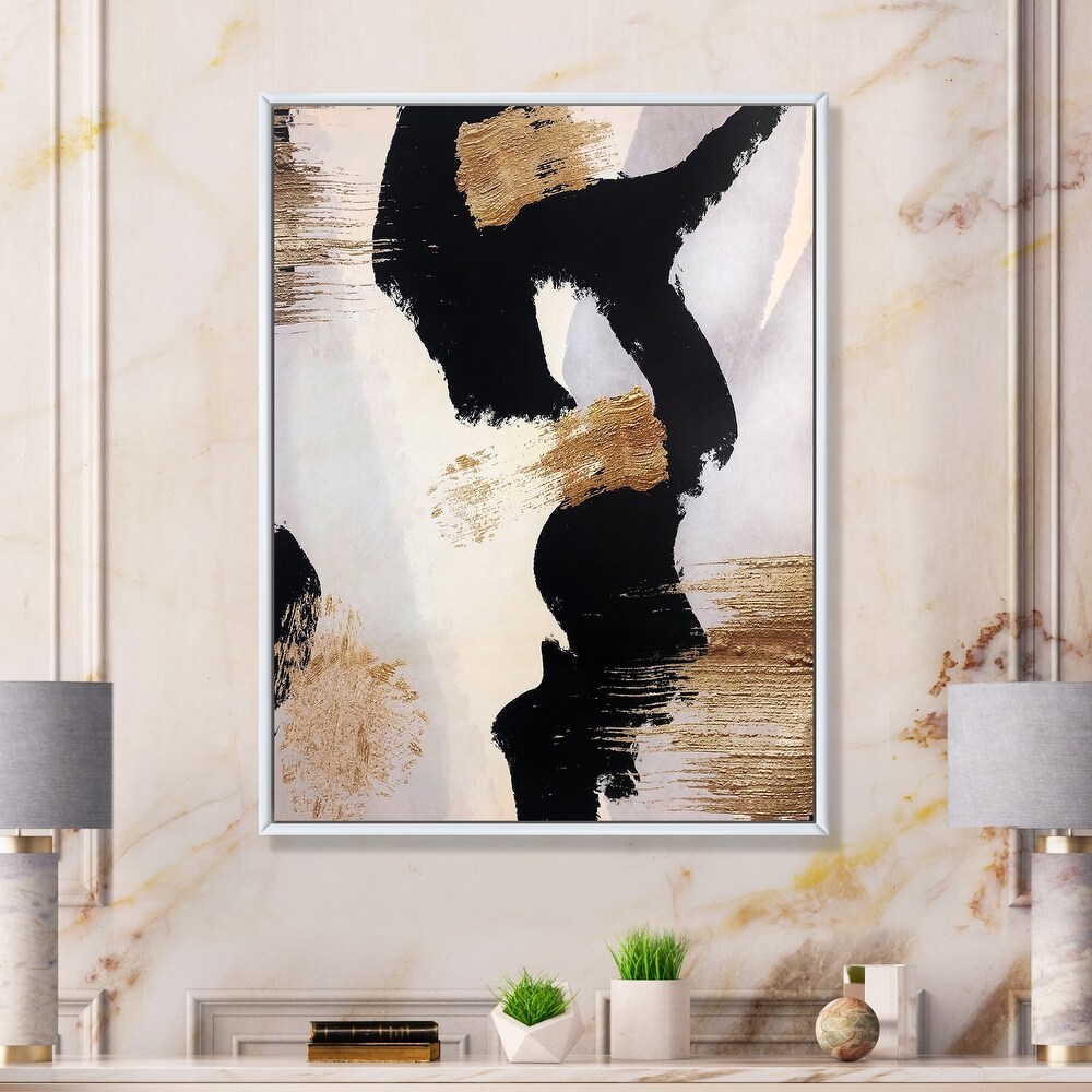 Large Gold Framed Canvas - Bed Bath & Beyond