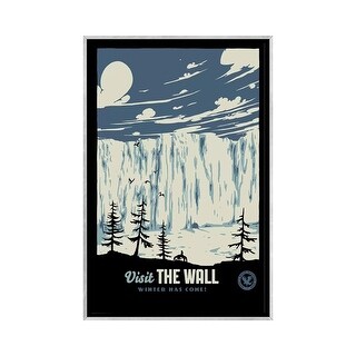 iCanvas "Visit The Wall II" by Mathiole Framed - Bed Bath & Beyond ...
