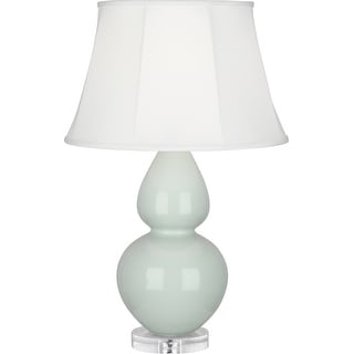 Robert Abbey A791 One Light Table Lamp Double Gourd Celadon Glazed Cer ...