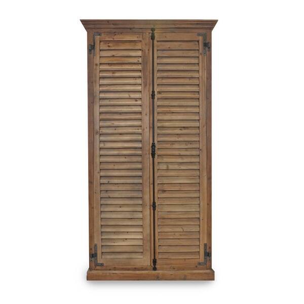 Carolina Shutter 5 Shelf Wardrobe - Bed Bath & Beyond - 35705220