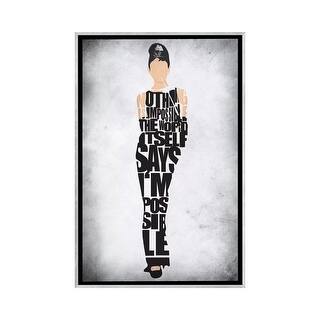 iCanvas "Audrey" by Ayse Deniz Akerman Framed - Bed Bath & Beyond ...