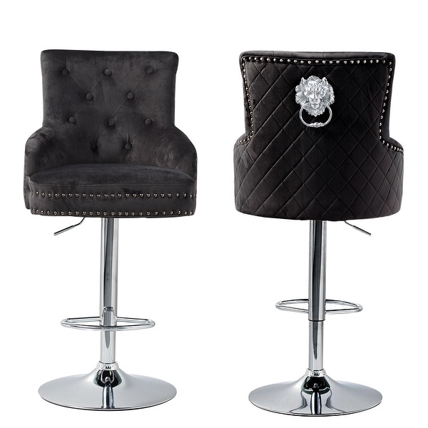 Black knocker bar stools store
