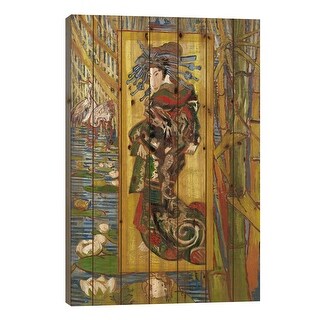 Courtesan (After Eisen) Print On Wood by Vincent van Gogh - Multi-Color ...
