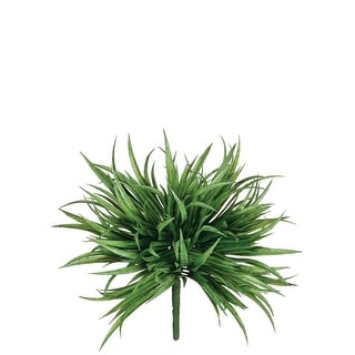 Sullivans Artificial Mini Grass Bush 7"H Green - 8"L x 8"W x 7"H - Bed ...