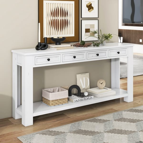 white sofa side tables