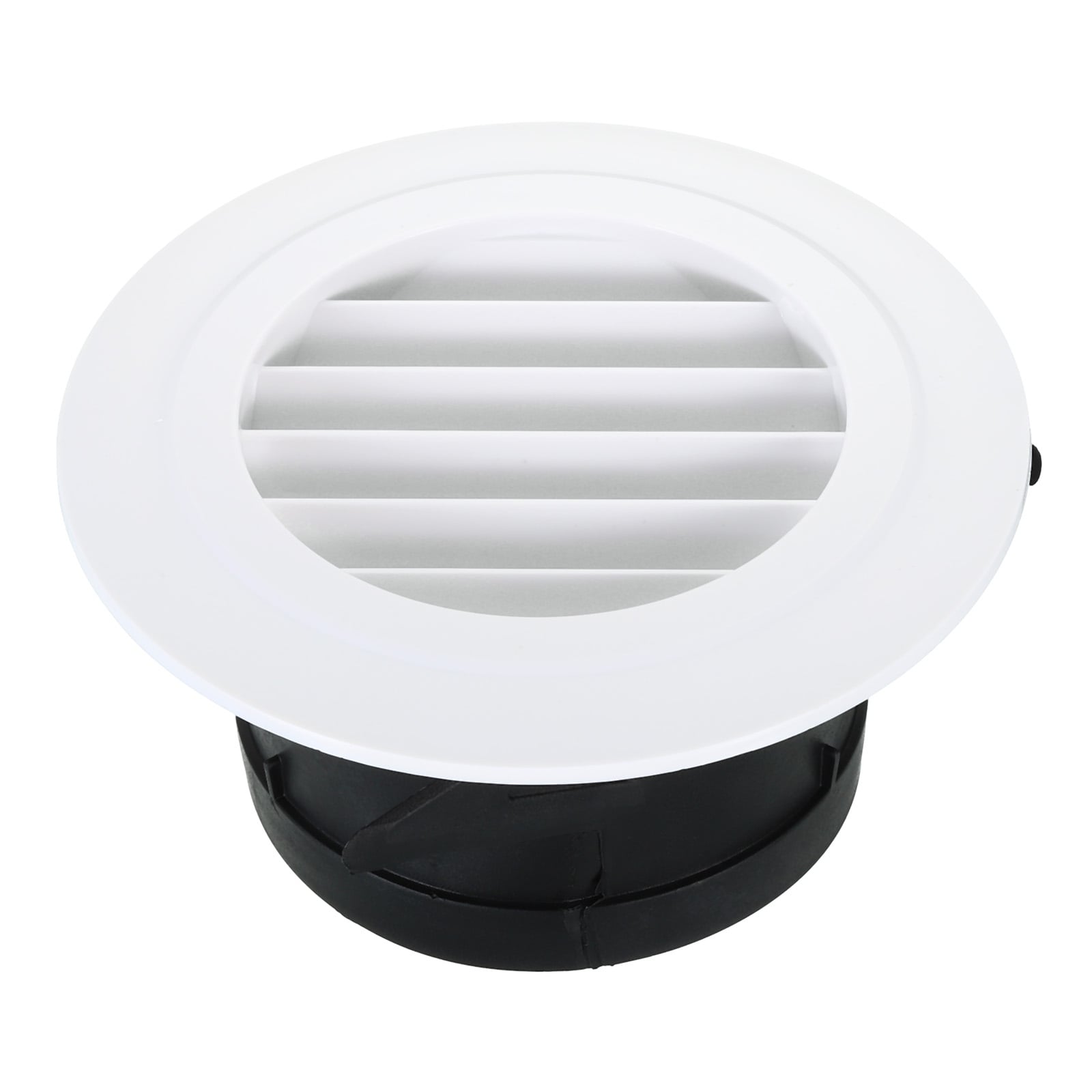 3" Round Air Vent Ceiling Diffuser Grill Cover ABS Louver Soffit Vent ...