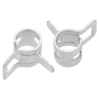 Steel Band Clamp Hose Tube Spring Clips Clamp Silver Manganese Steel ...