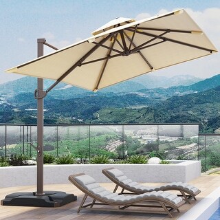 Kecha 144'' x 19.7'' Rectangular Cantilever Umbrella - Bed Bath ...