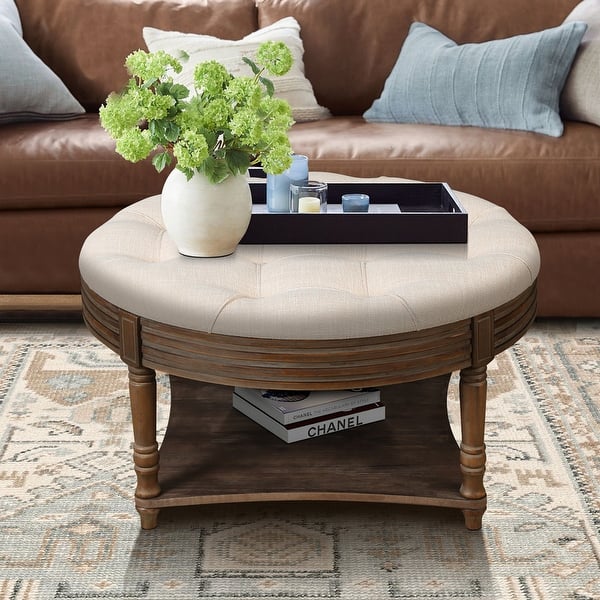 coffee table upholstered