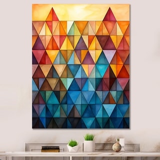 Designart "Judaism Sephardic Heritage Geometric Mosaic" Judaism Wall ...