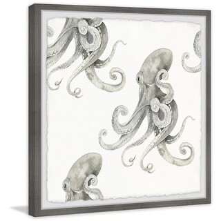 'Octopus Dreams' Framed Painting Print - Bed Bath & Beyond - 36273037