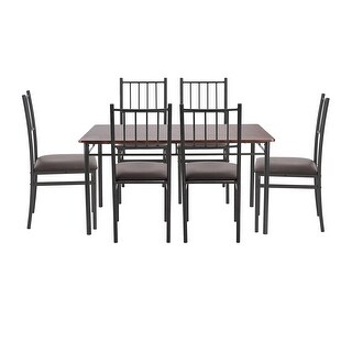 Lathan Rectangular Dining Table Set (Set of 7) - Bed Bath & Beyond ...
