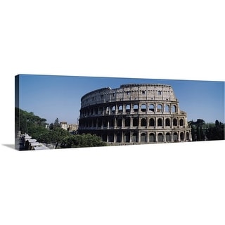 "Facade of the Colosseum, Rome, Italy" Canvas Wall Art - Bed Bath ...