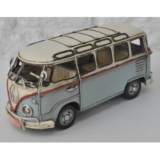 1957 Light Blue Kombi Volkswagen Vw Min Bus Penger Van Car Automobile ...