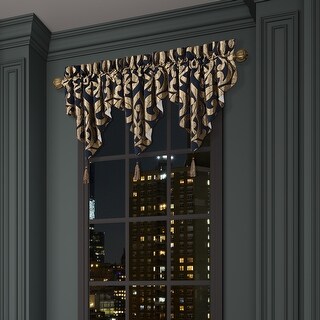 J. Queen New York Biagio Window Ascot Valance - Bed Bath & Beyond ...