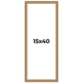 15x40 Frame Red Solid Wood Picture Frame Width 1.75 Inches | Interior ...
