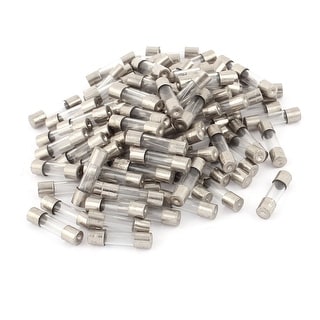250V 2A 5 x 20mm Transparent Quick Acting Fast Blow Type Glass Tube ...