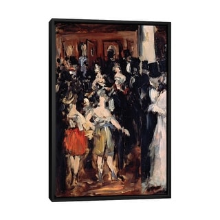 iCanvas "Masked Ball at the Opera, 1873" by Edouard Manet Framed - Bed ...