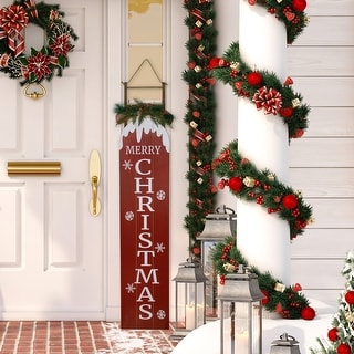 Snow Sled Merry Christmas Porch Sign - 55.75" - Bed Bath & Beyond ...
