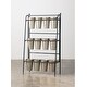 Sullivans Bucket Floral Display 49"H & 9"H Silver - 27.5"L x 13.75"W x ...