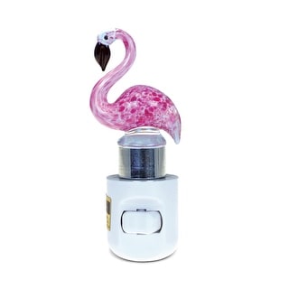 CoTa Global Flamingo Handcraft Art Glass Night Light Home Decor - 1 ...