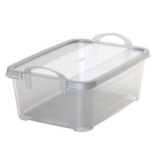 Life Story 14 Quart Clear Stackable Organization Storage Box Container ...