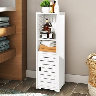 Small Waterproof Bathroom Cabinets Free Standing - 8.7"D x 8.7"W x 29.5 ...