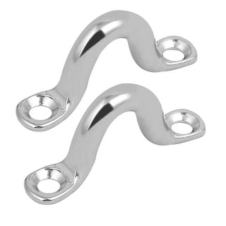 316 Stainless Steel 8mm Thick Humpback Shape Fixed Buckle Pad Eye 2pcs ...