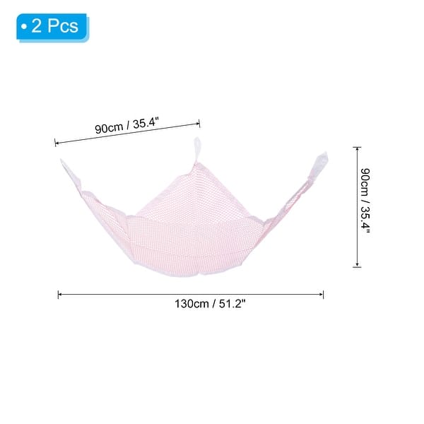 2pcs Stuffed Animal Net or Hammock, Small Size Mesh Nets Hanging Corner ...
