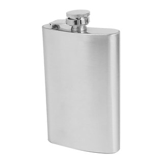 Silver Tone Stainless Steel Whisky Liquor Container Holder Pocket Hip ...