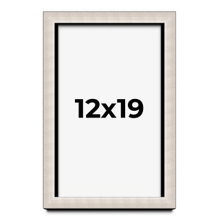 12x19 Shadow Box Frame Silver Real Wood Contemporary Shadowbox Display ...